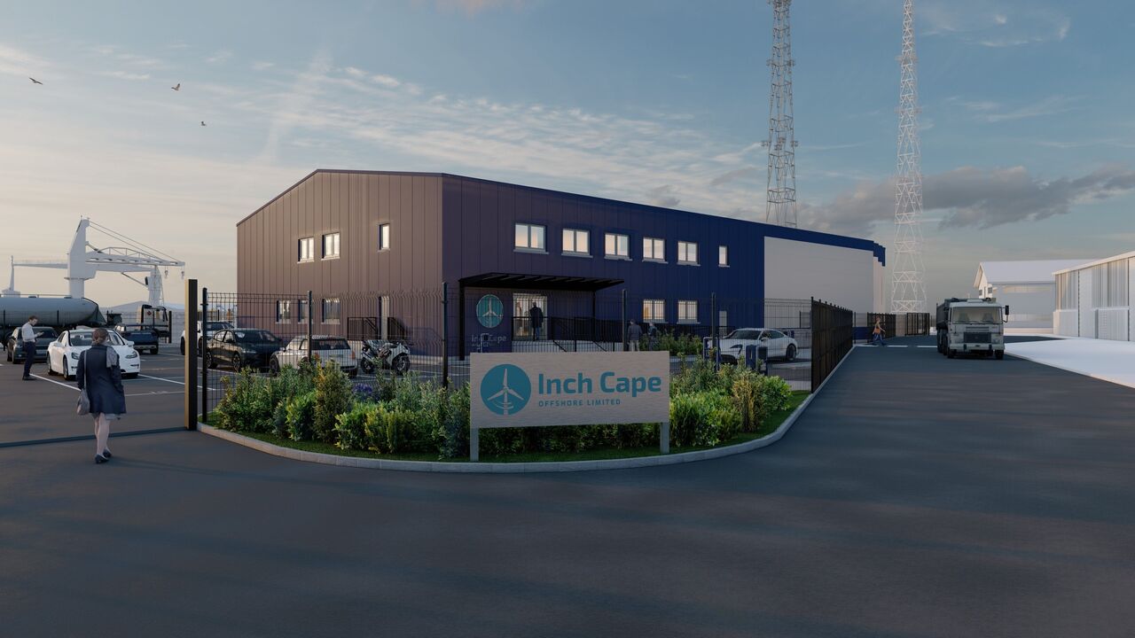 Construction starts on Inch Cape’s operations base in Montrose