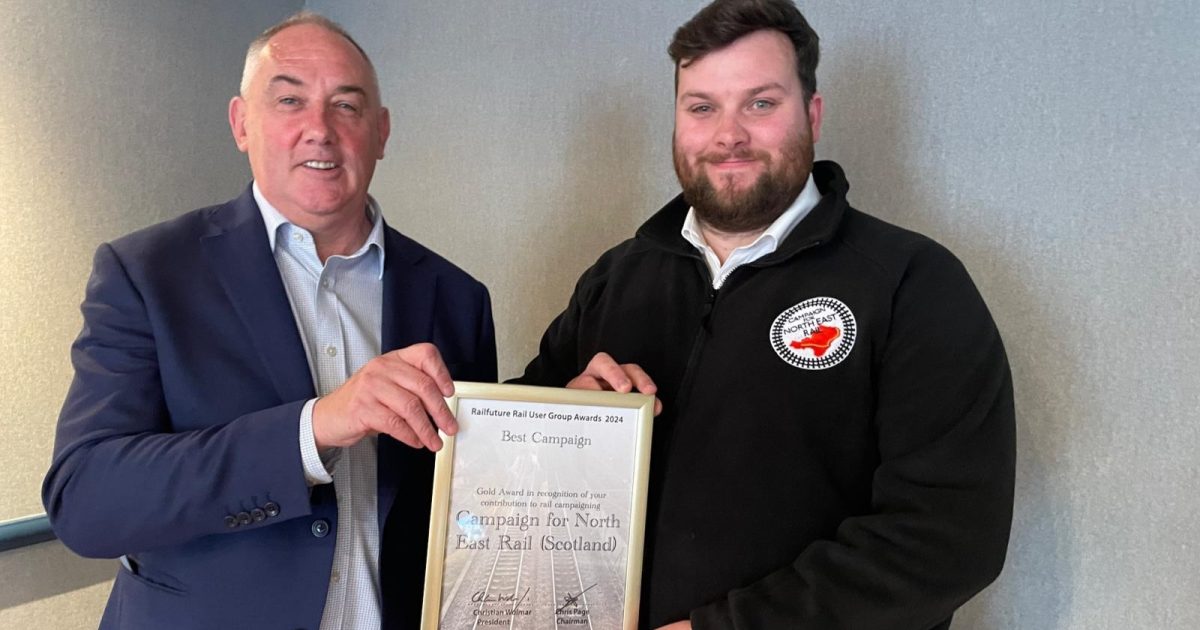 CNER scoops 'Best Campaign' at UK-wide rail awards