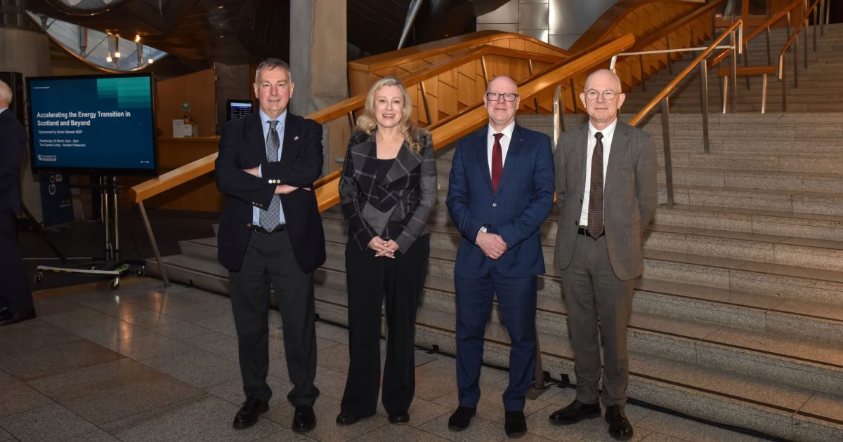 University research a key enabler of the energy transition, Holyrood told