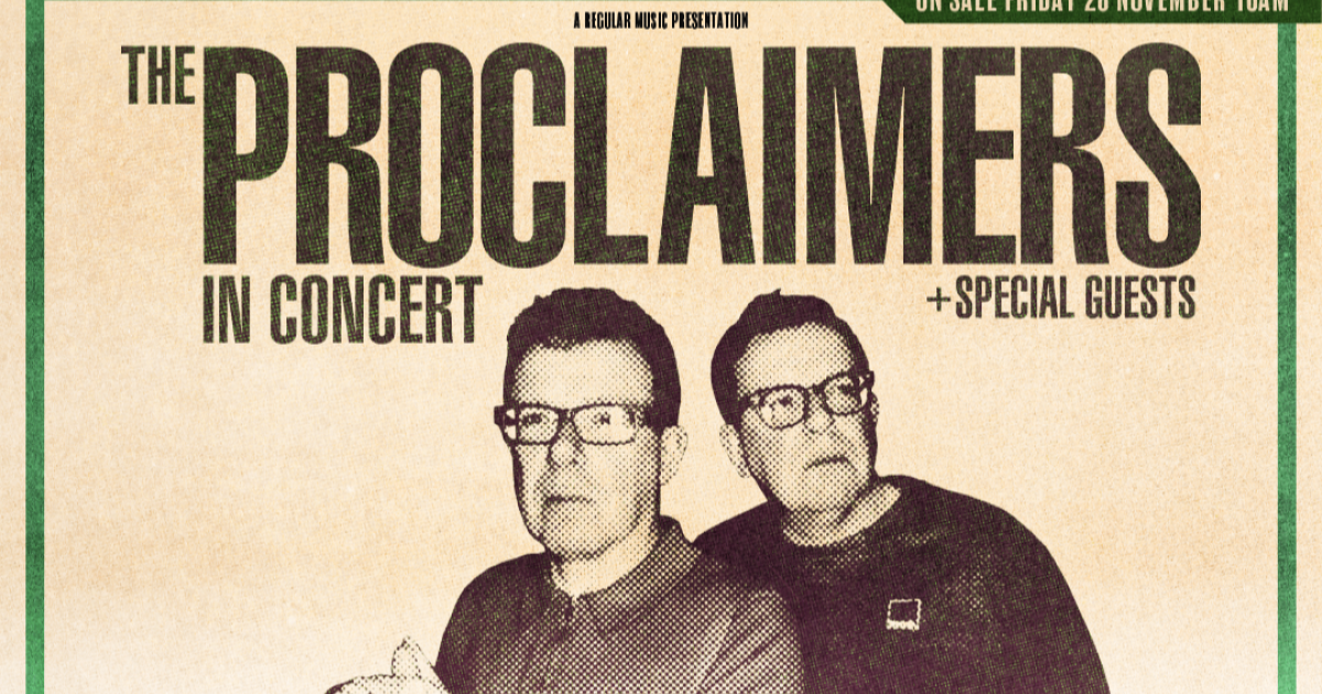 The Proclaimers return in 2026 with highly anticipated tour