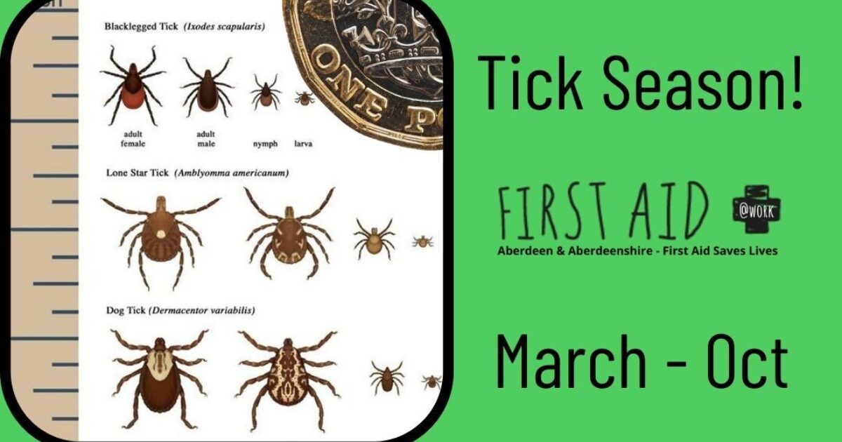 Tick season is officially underway