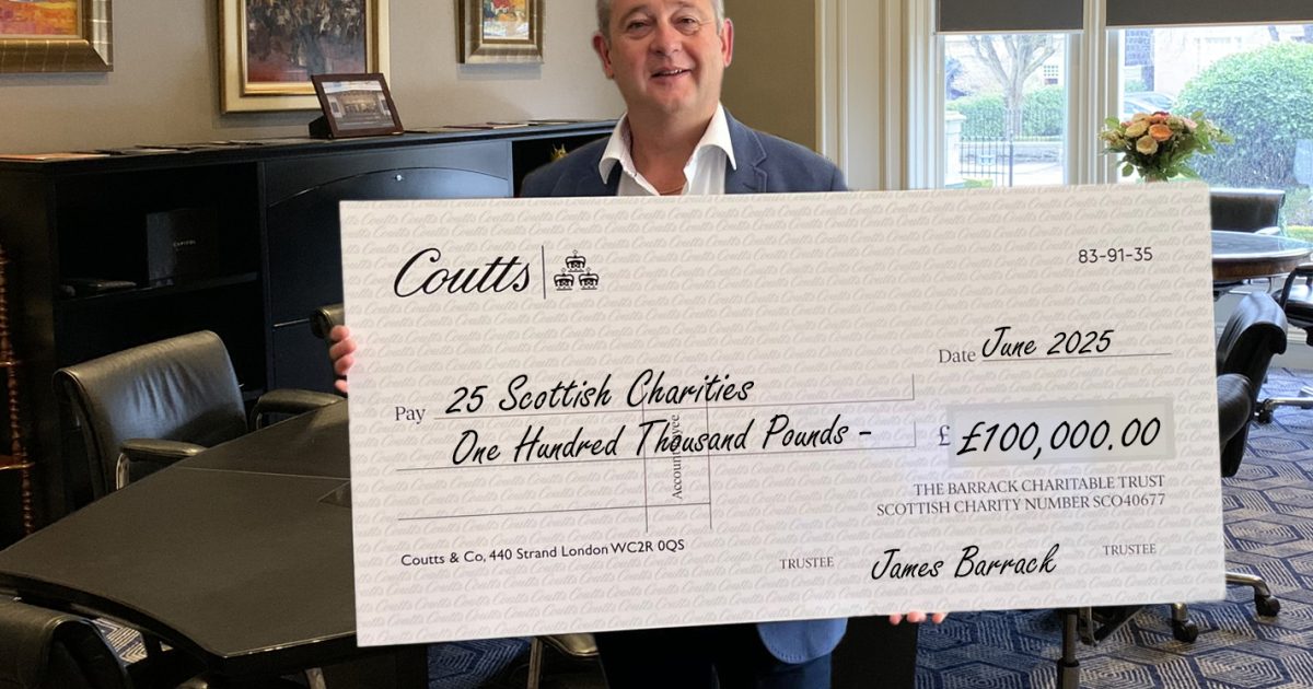 £100K boost from The Barrack Charitable Trust helps 25 charities make a ...