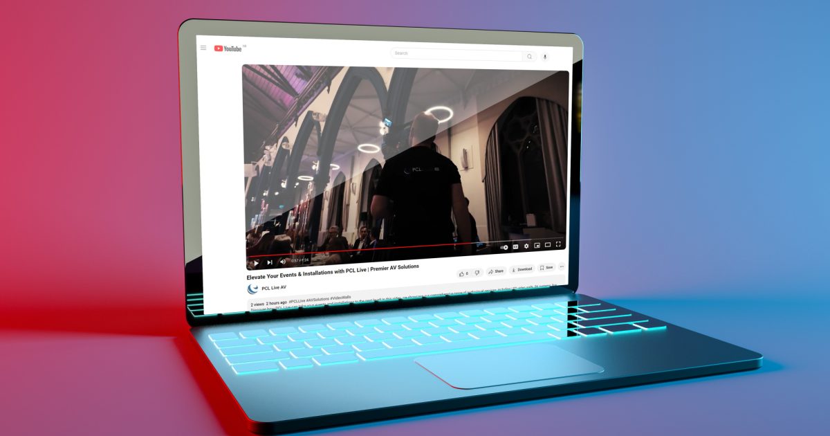 PCL Live launches new services showcase video highlighting innovative AV solutions