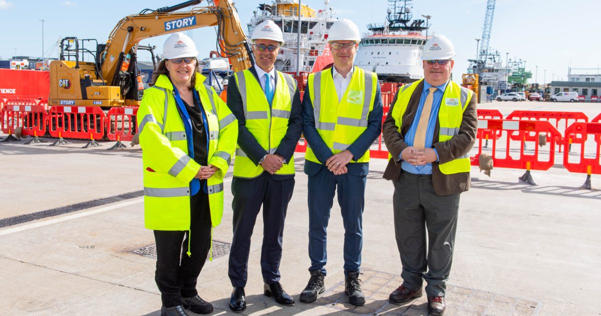 Port of Aberdeen breaks ground on Scotland’s largest commercial shore ...